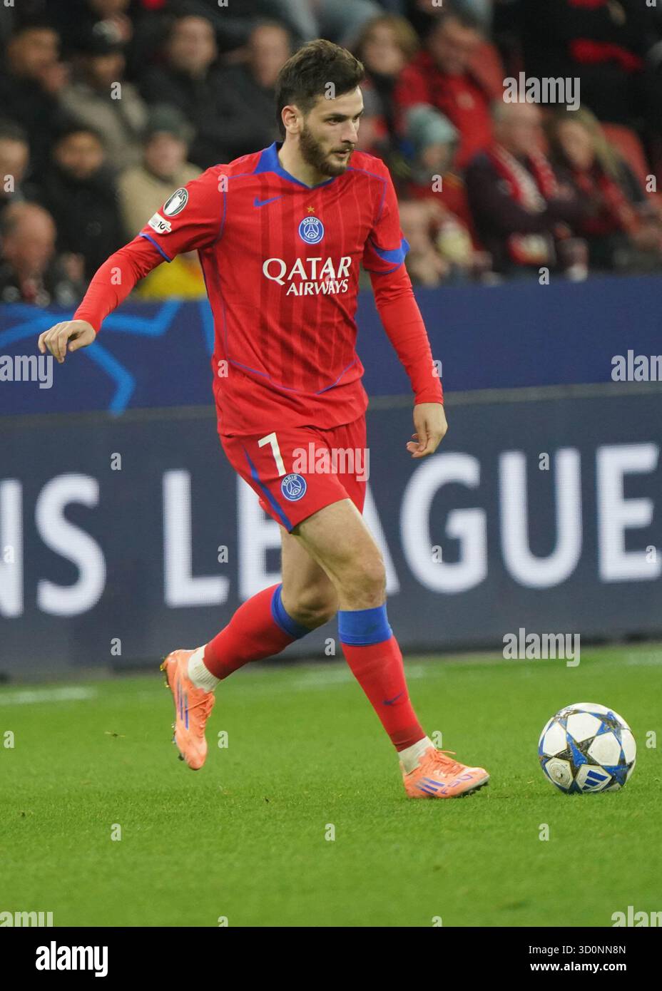 Fussball, UEFA Champions League 2025/2026, Bayer 04 Leverkusen - Paris Saint-Germain FC, 21.10. ...