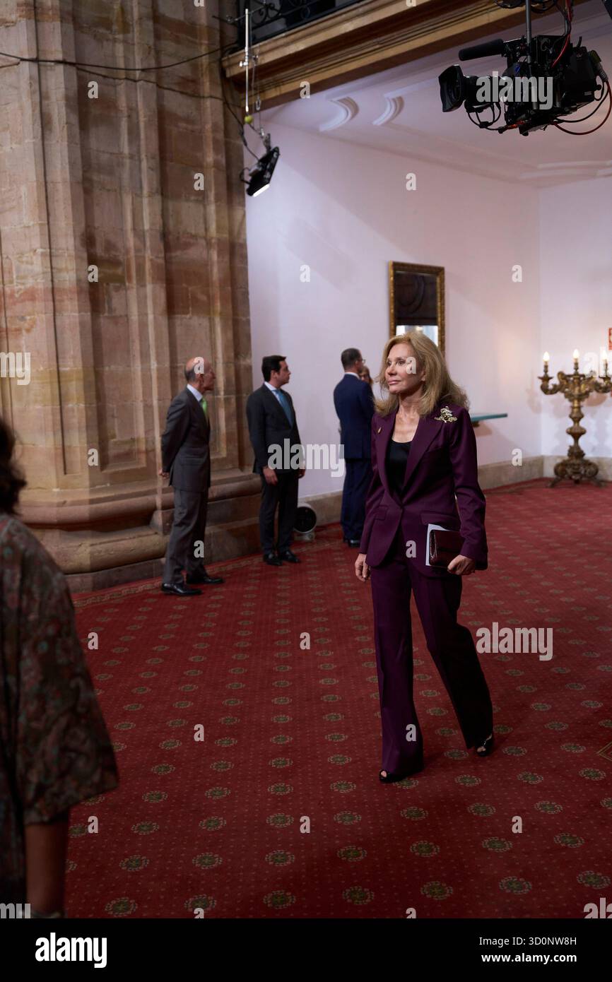 Alicia Koplowitz attendsedAudience with Princess of Asturias awards ...