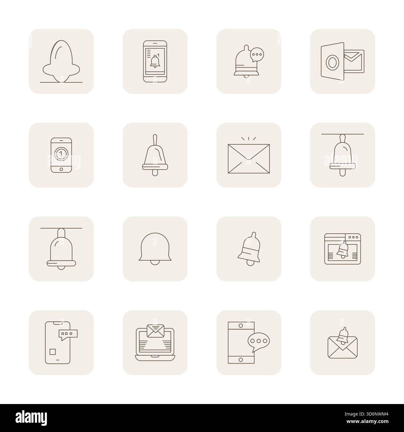 Essential pack of 16 Detail Enhanced vector icons for New Message in ...