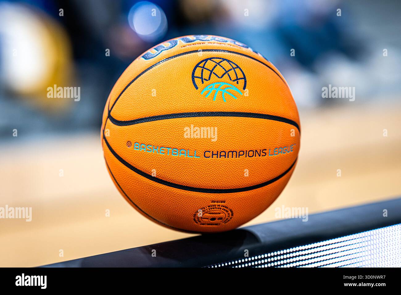 Basketball Champions League game ball on court edge Basketball ...