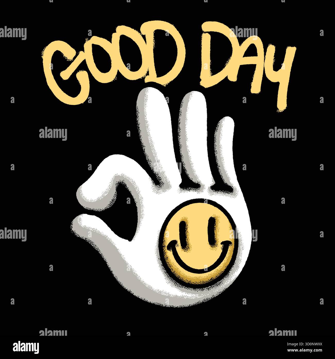 Good day handwritten quote Stock Vector Images - Alamy