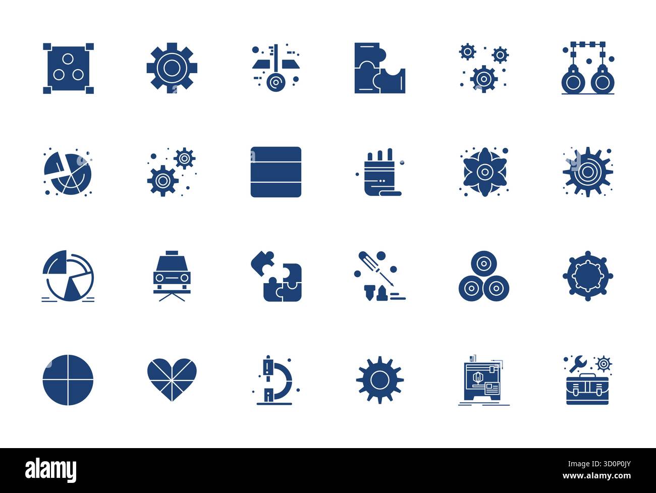 Industry-leading pack of 24 Filled PIXEL Perfect vector icons for Parts ...