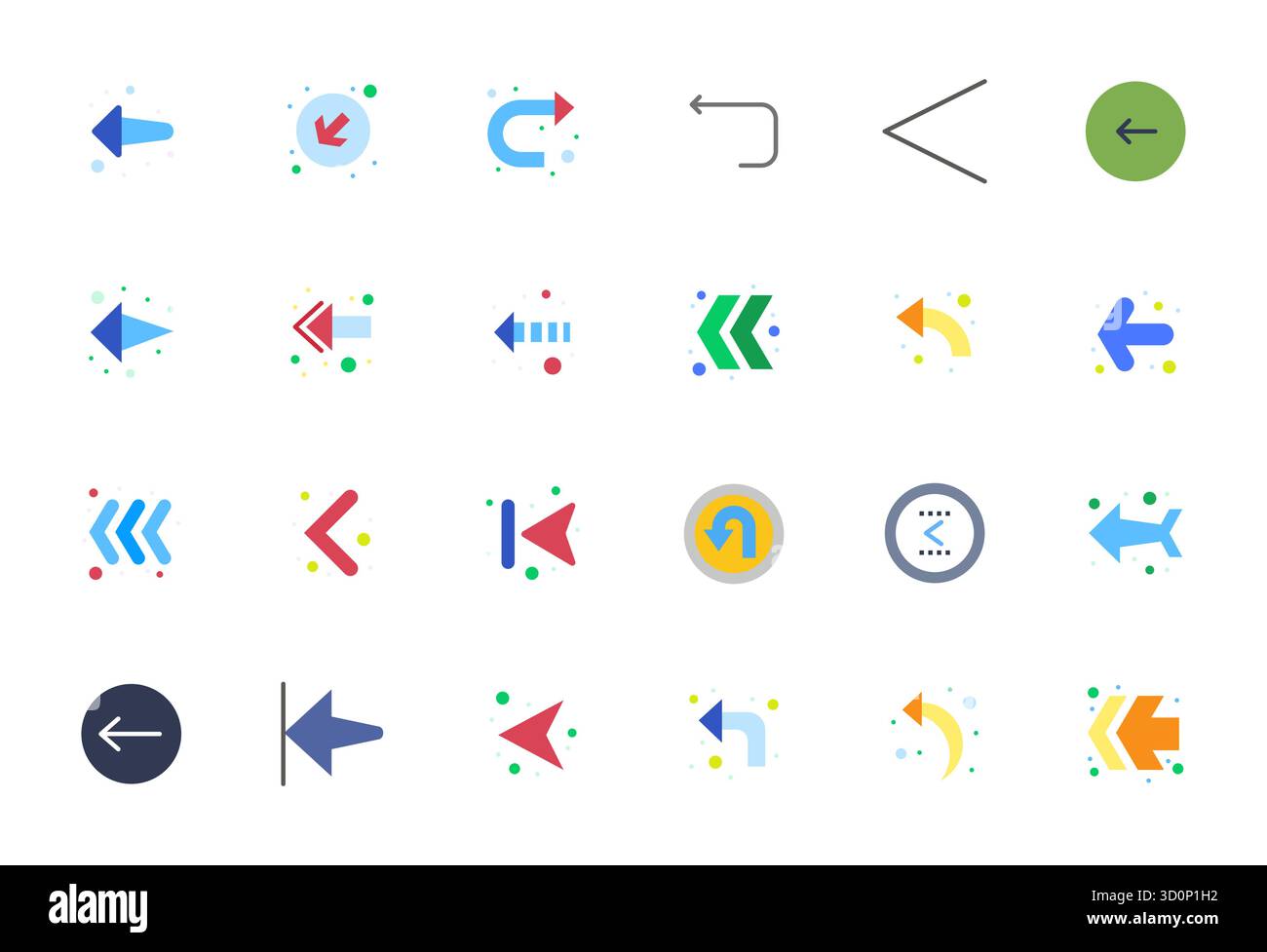 Professionally designed 24 vector icons in Flat, capturing the essence ...