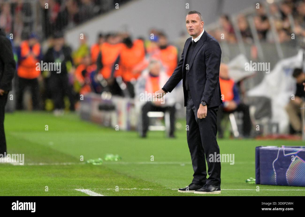 Trainer [coach] Nicky Hayen (Brugge) Munich, September 22, 2025 ...