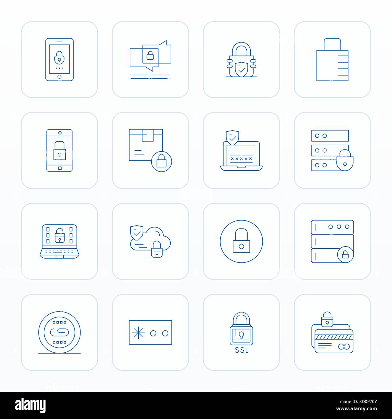 Explore 16 Thin Line Editable vector icons in 64x64 resolution inspired ...