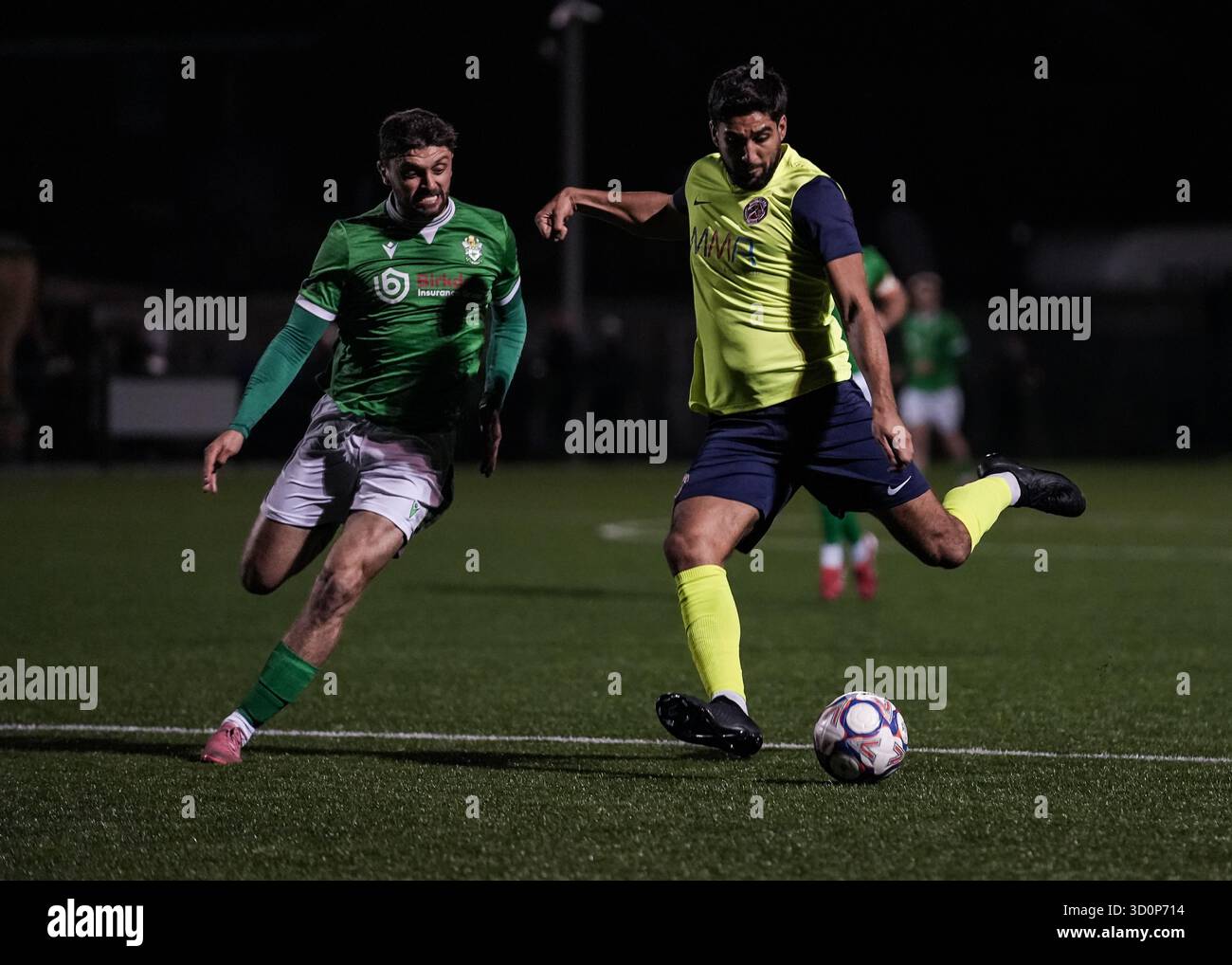 Euxton Villa on the attack vs Burscough at The Community Stadium in the ...