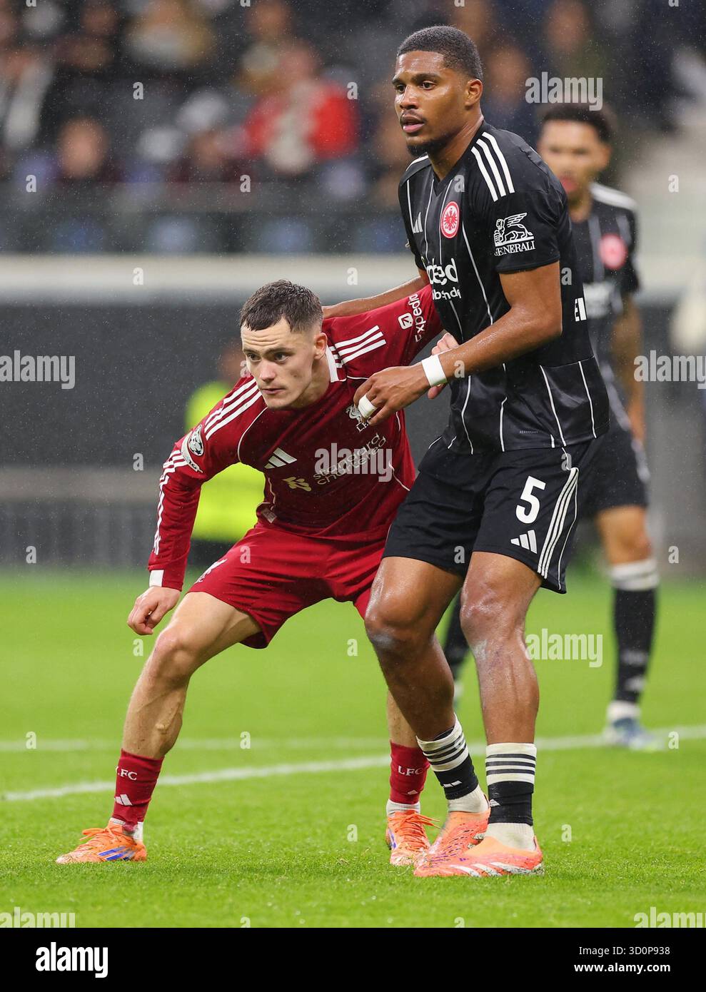 from left: Florian Wirtz (Liverpool), Aurele Amenda Frankfurt ...