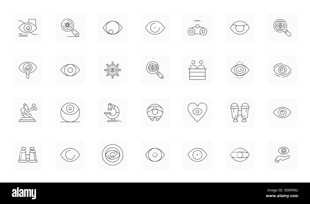 Transform your designs with 28 Thin Outline vector icons themed around ...