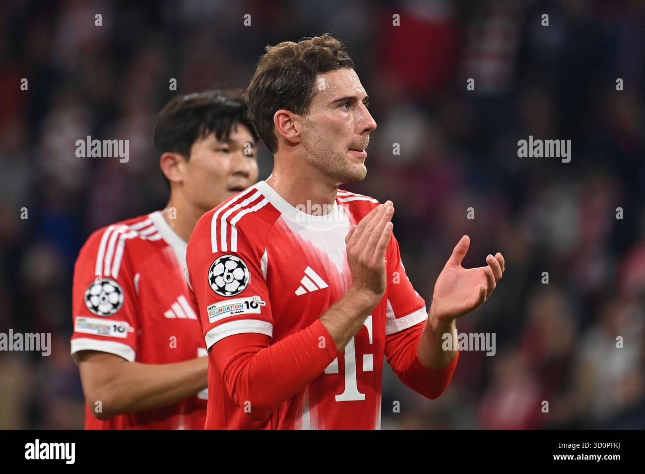 final jubilation Leon GORETZKA (FC Bayern Munich), action.gesture ...
