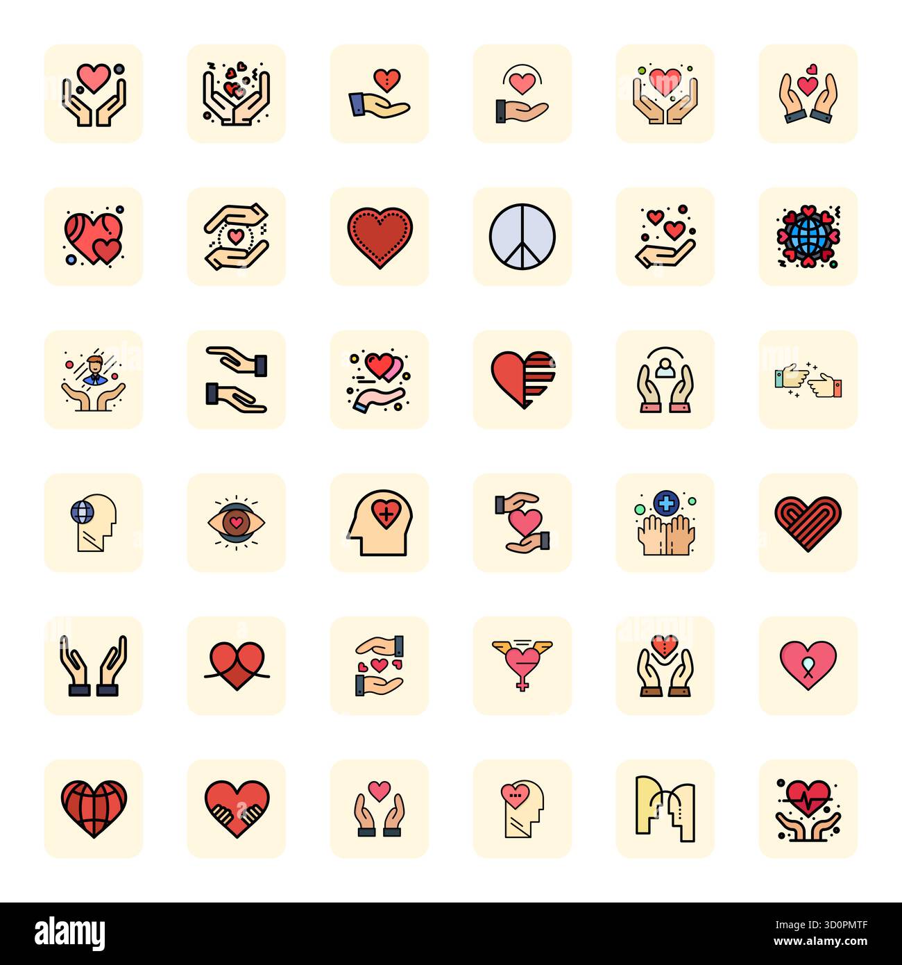 Empathy deep understanding emotions Stock Vector Images - Alamy