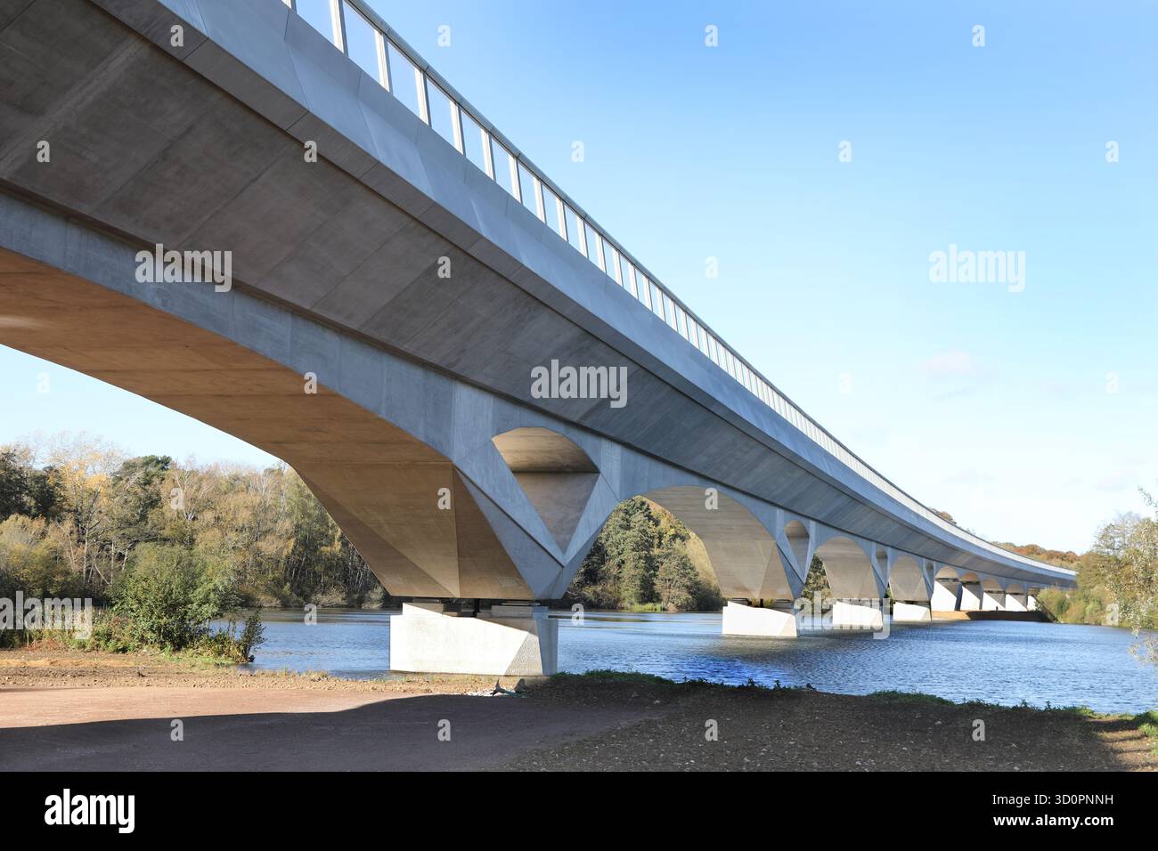 Completed Colne Valley Viaduct, West London, UK. The longest rail ...