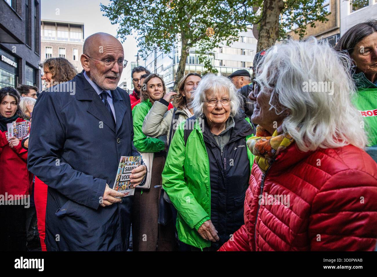 UTRECHT - GroenLinks-PvdA party leader Frans Timmermans during an ...