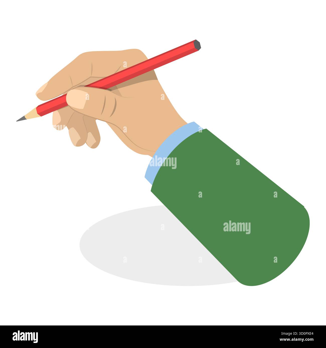 3D Isometric Flat Set of Hand Gestures, Hands Holding Stuff. Item 1 ...