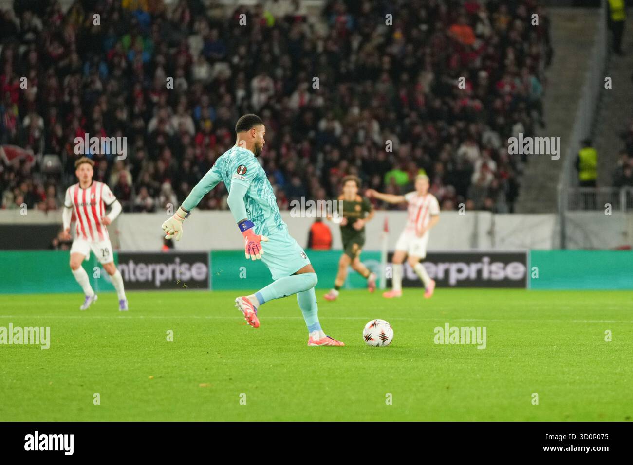 Noah Atubolu (SC Freiburg, 1) UEFA Europa League: SC Freiburg vs FC ...