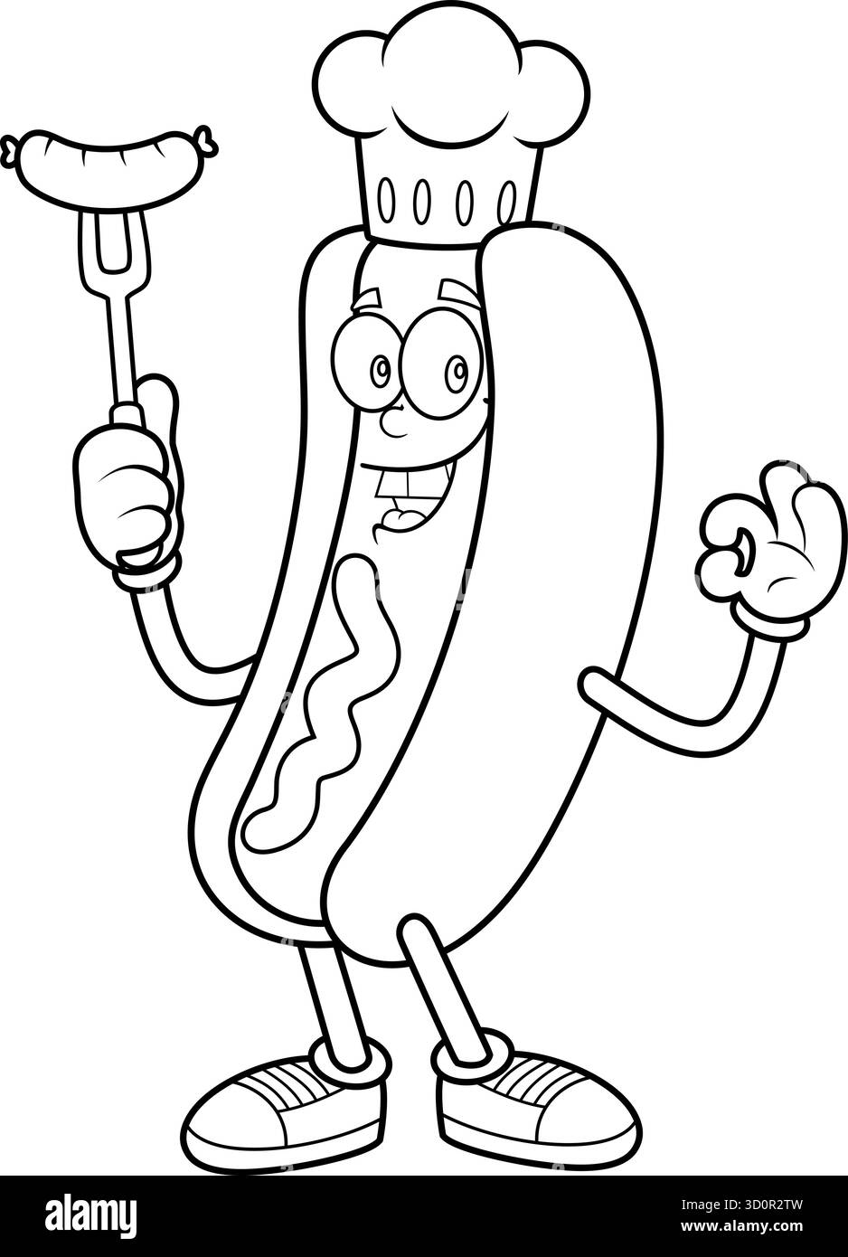 Mascot thumbs up in Black and White Stock Photos & Images - Alamy