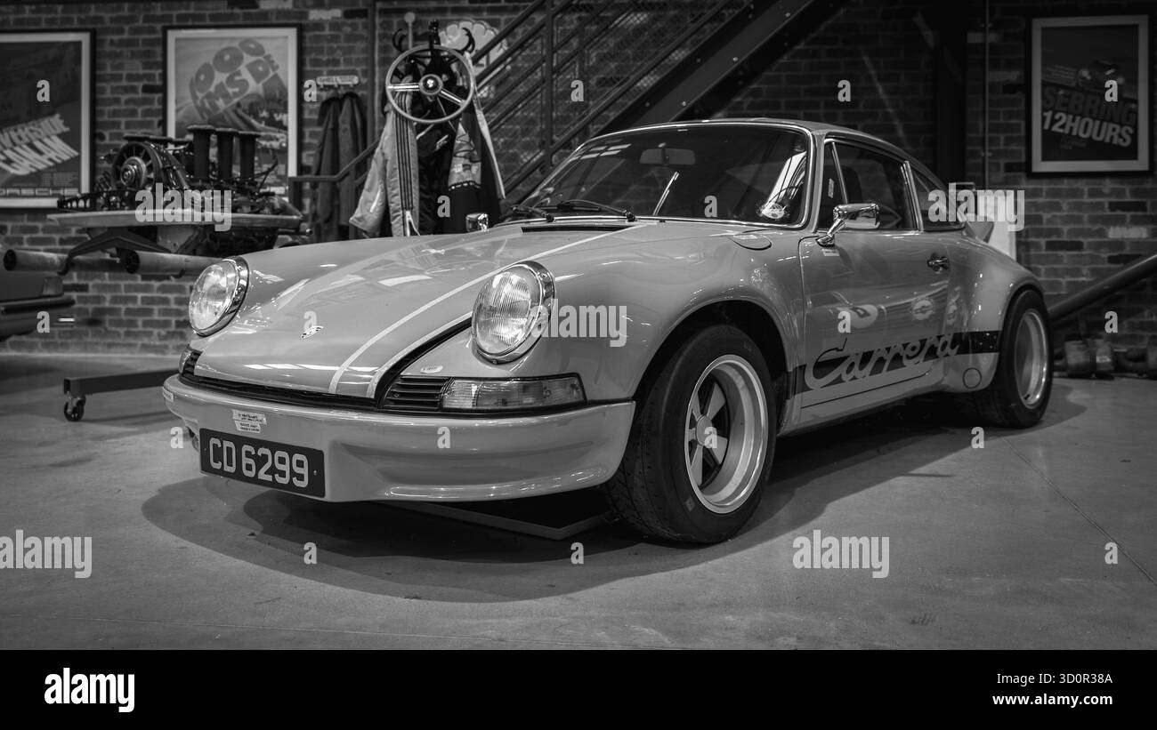 1972 Porsche 911, on display at the Niners Concept event held at ...