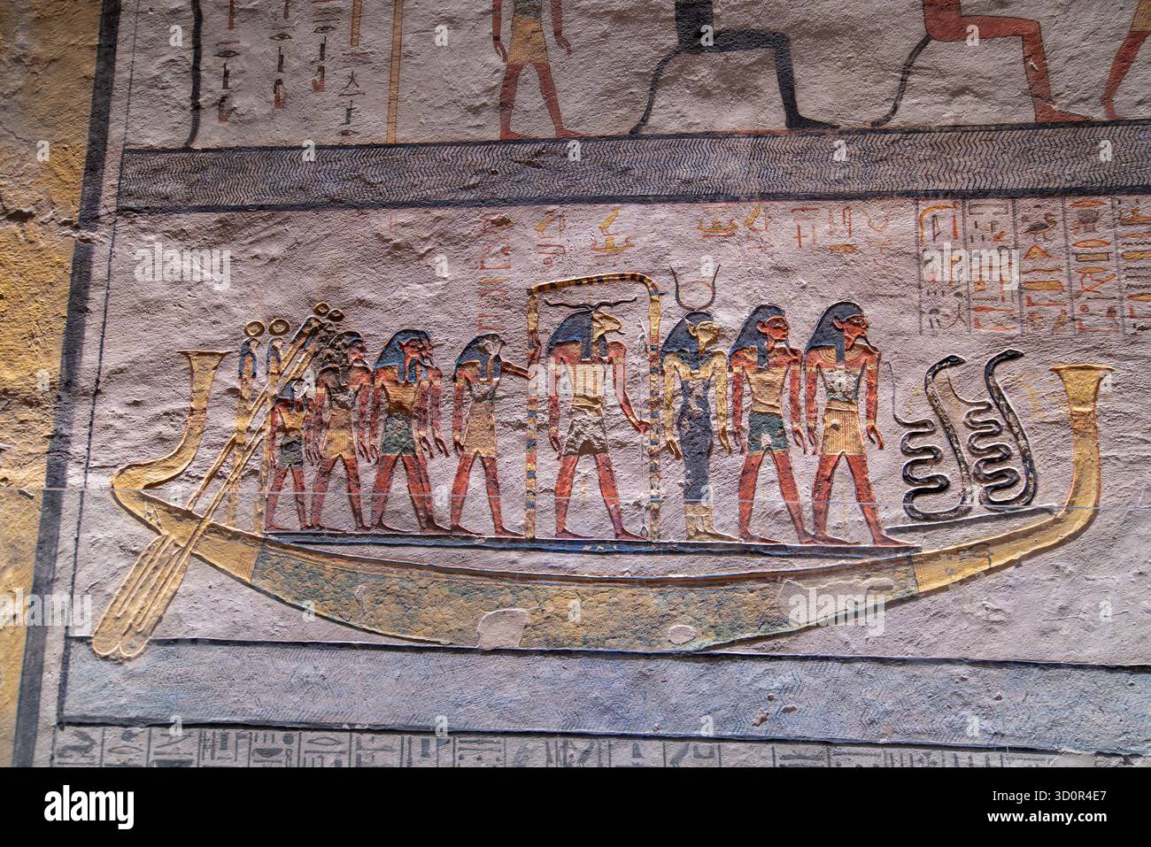 Luxor, Egypt - January 18, 2025: Close up of a highly detailed and ...