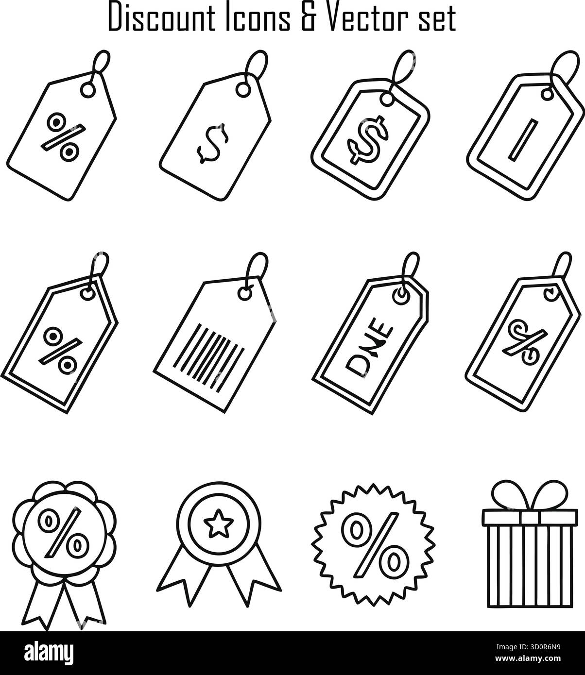 Discountbadge Stock Vector Images - Alamy
