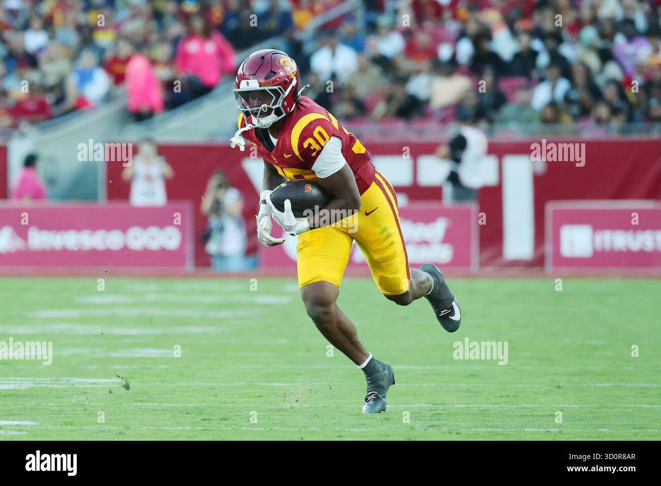 USC Trojans running back King Miller (30) runs the ball during an NCAA ...
