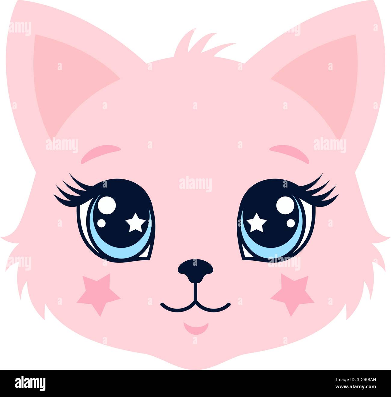 Kitten smile design Stock Vector Images - Alamy
