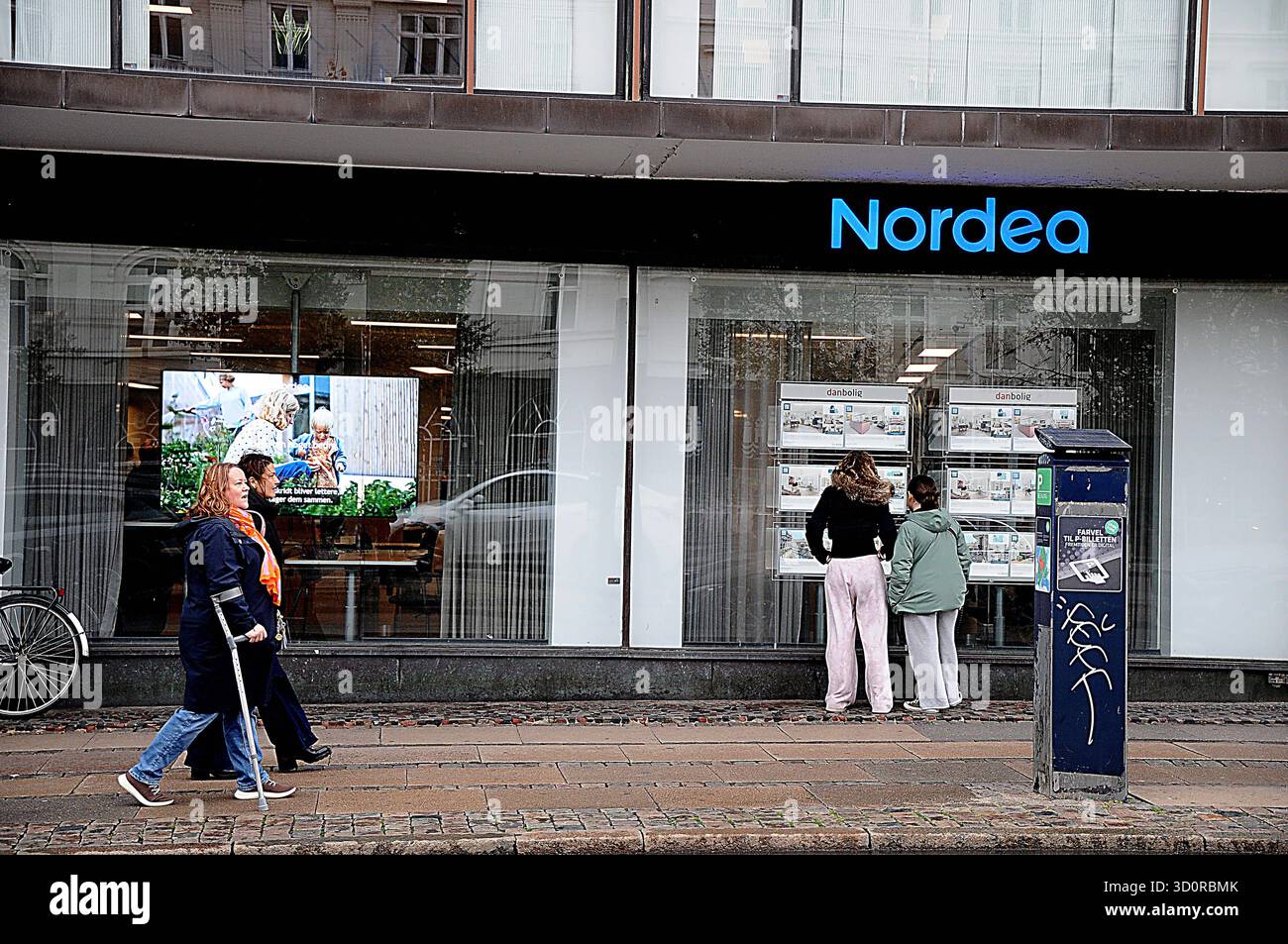 Copenhagen/ Denmark/24 OCTOBER 2025/Nordea bank in danish capital ...