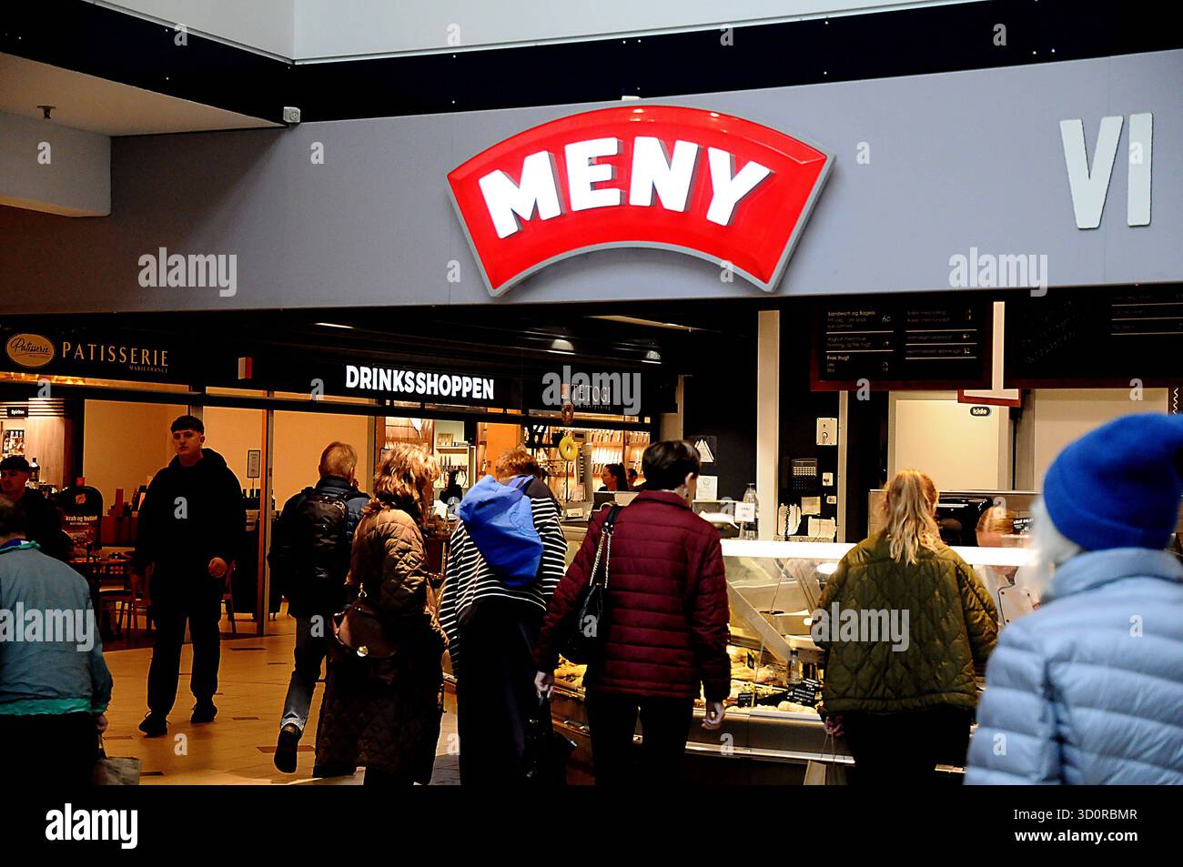 Copenhagen/ Denmark/24 OCT.2025 2025/ Meny grocery store in danish ...