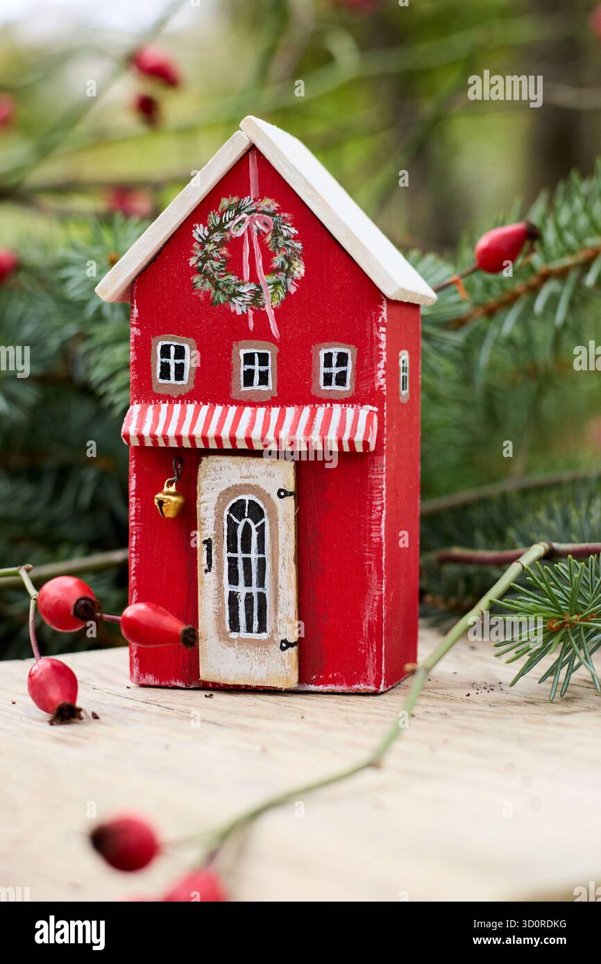 Christmas scene red toy hi-res stock photography and images - Alamy