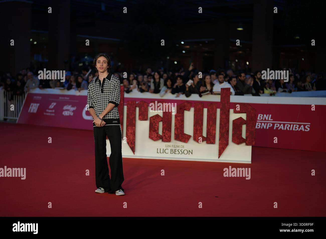Raphael Luc poses for photos on the red carpet for the screening of the ...