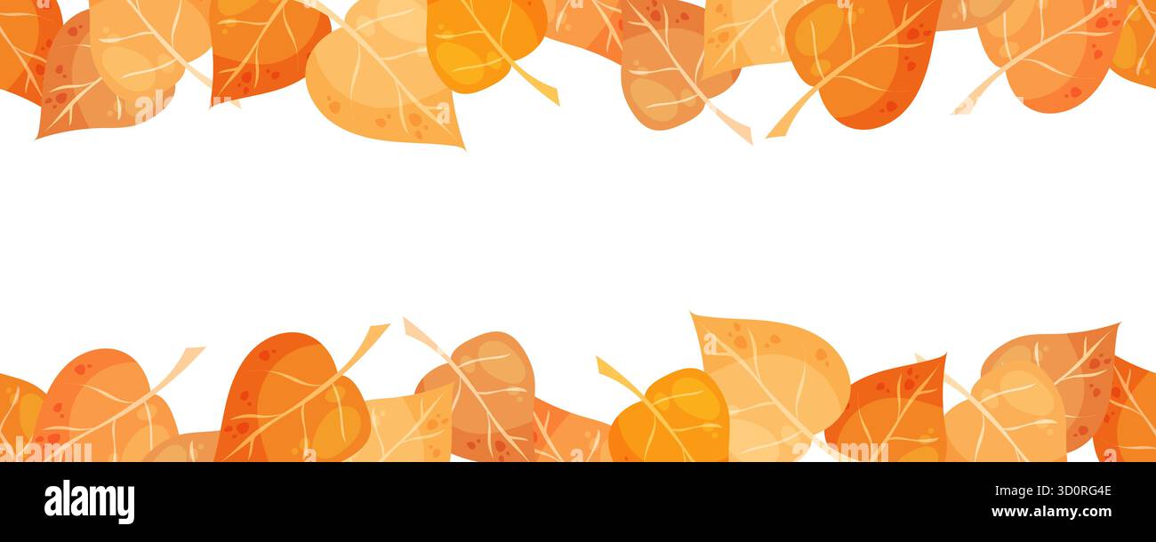 Autumn tree leaves composition Stock Vector Images - Alamy