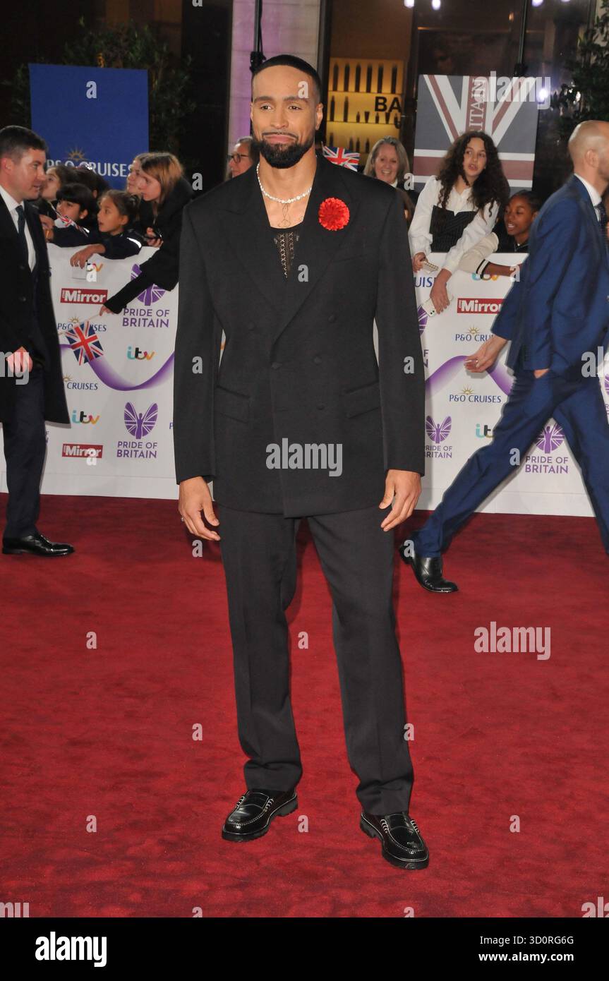 Ashley Banjo at the Pride of Britain Awards 2025, Grosvenor House Hotel ...