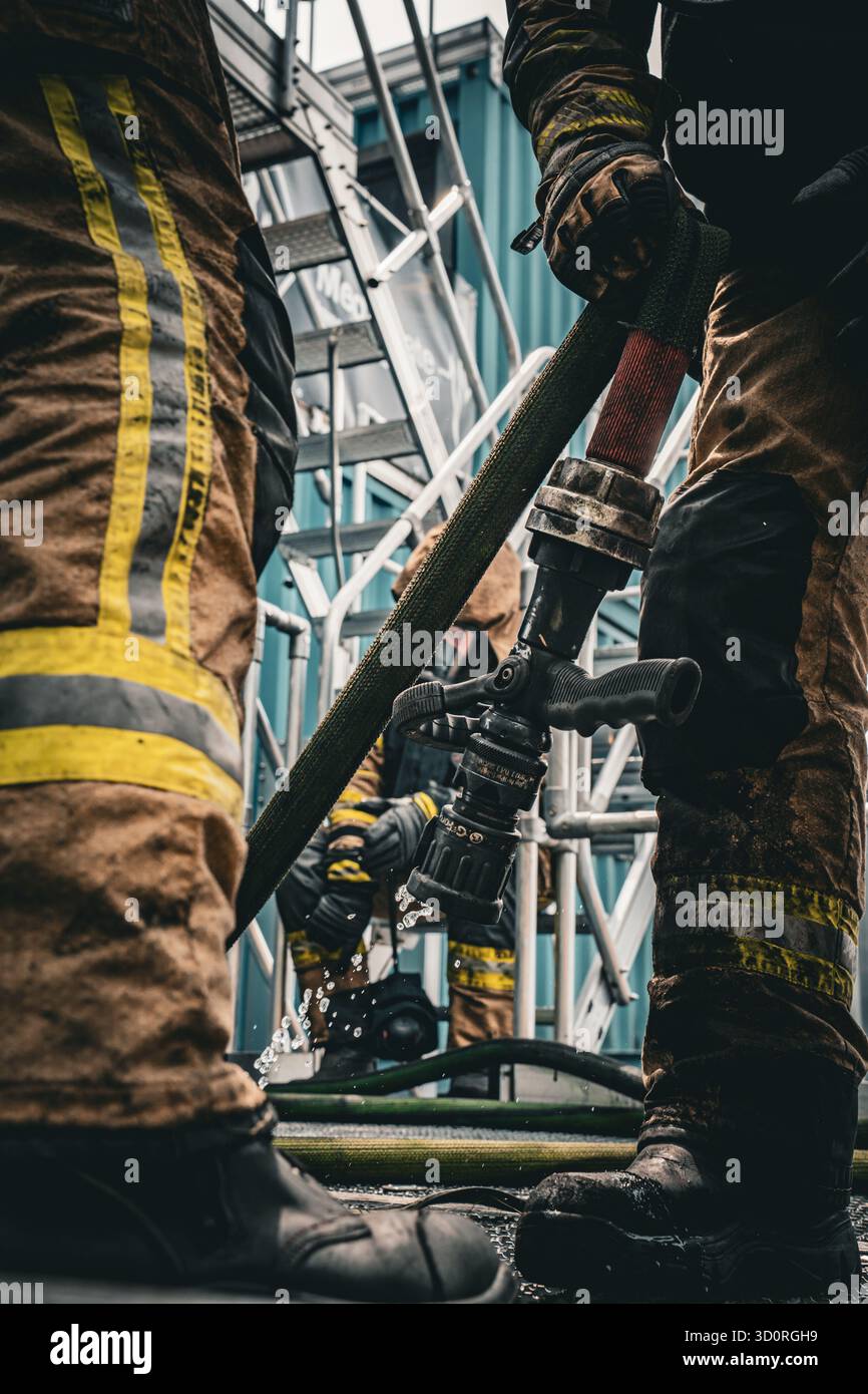 During live fire drill hi-res stock photography and images - Alamy
