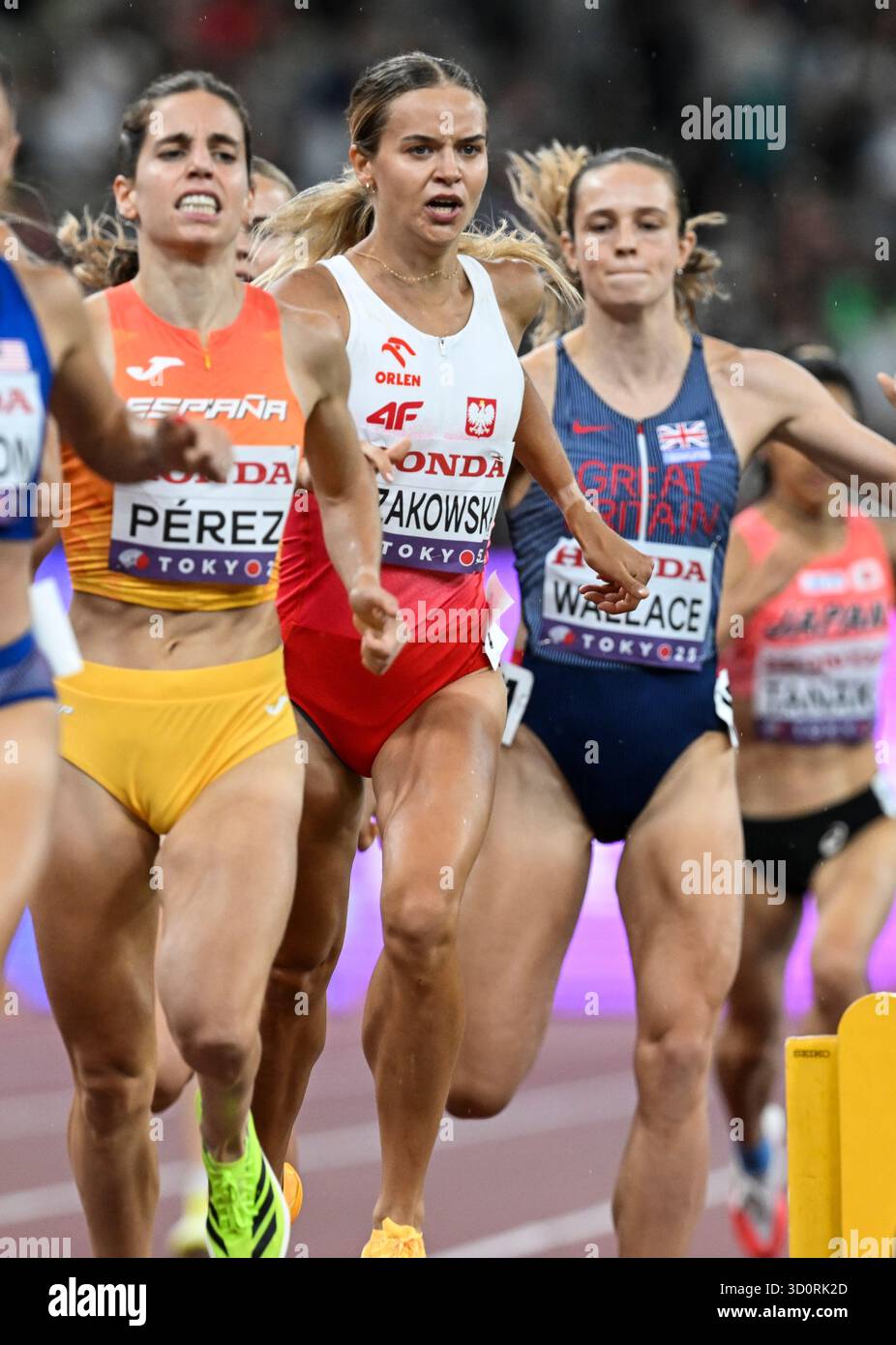Weronika Lizakowska of Poland competing in the women’s 1500m heat 1 at ...