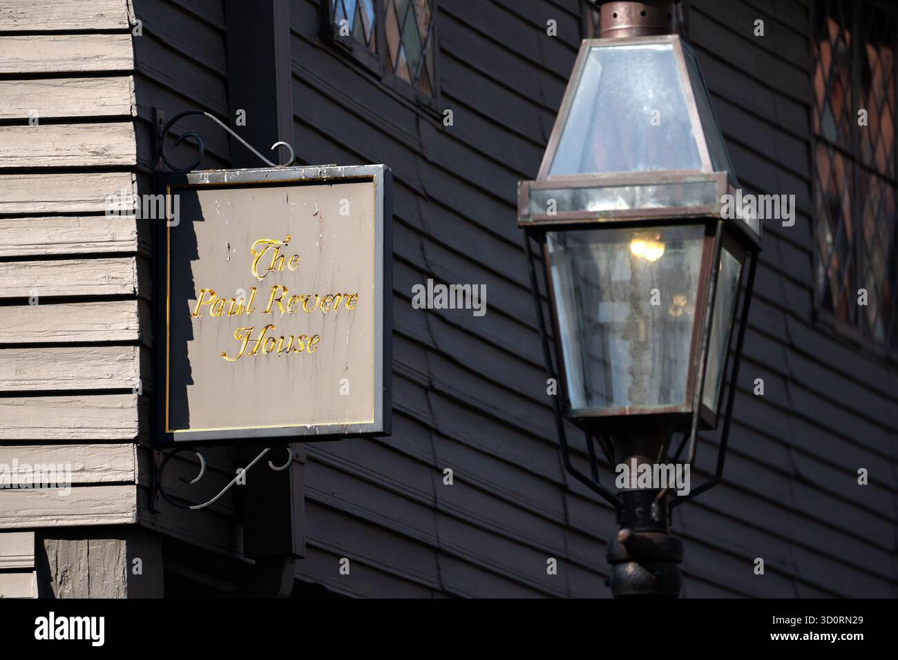The Paul Revere House Sign in Boston’s North End Stock Photo - Alamy