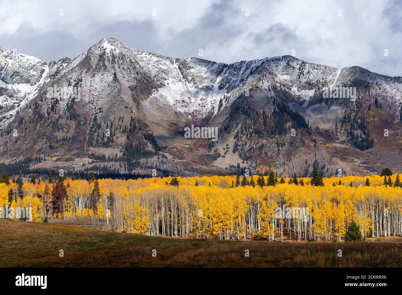 October 12, 2025: Dramatic clouds, autumn colors, and a dusting of new ...