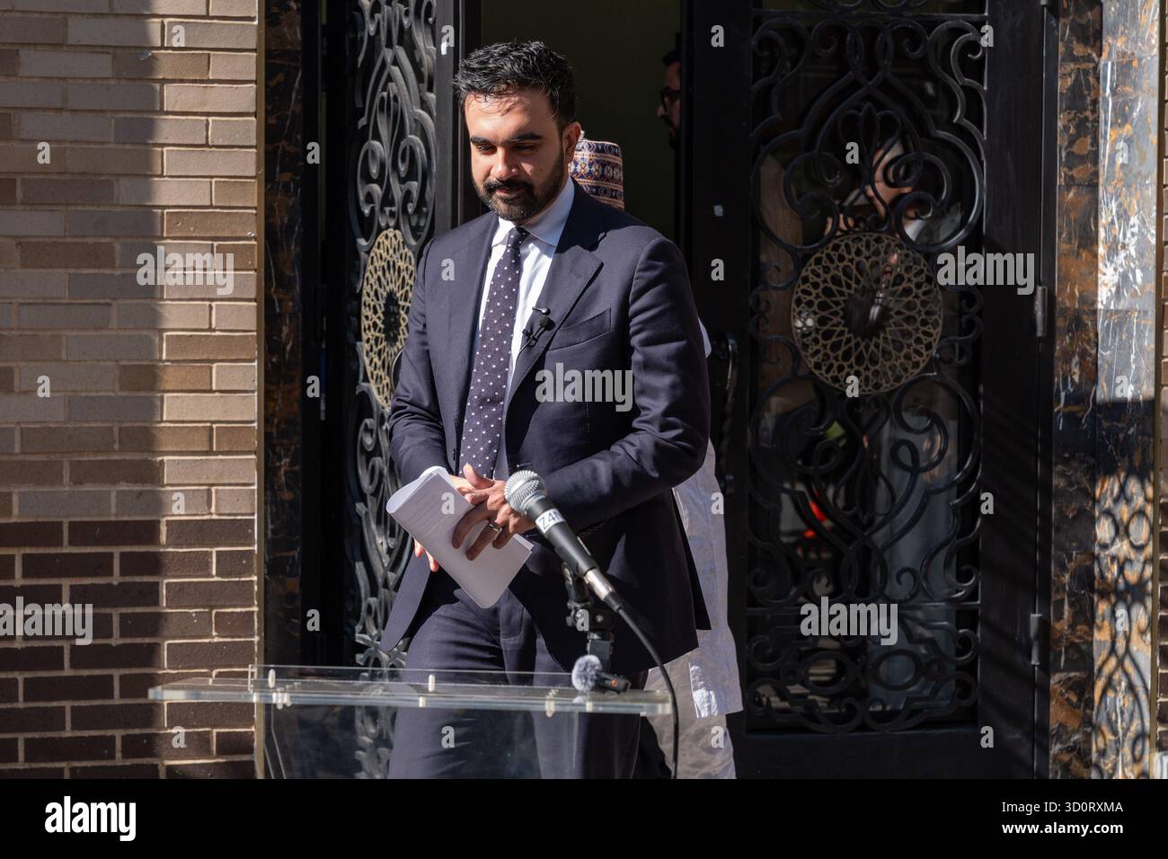 Zohran mamdani addressing islamophobia hi-res stock photography and ...