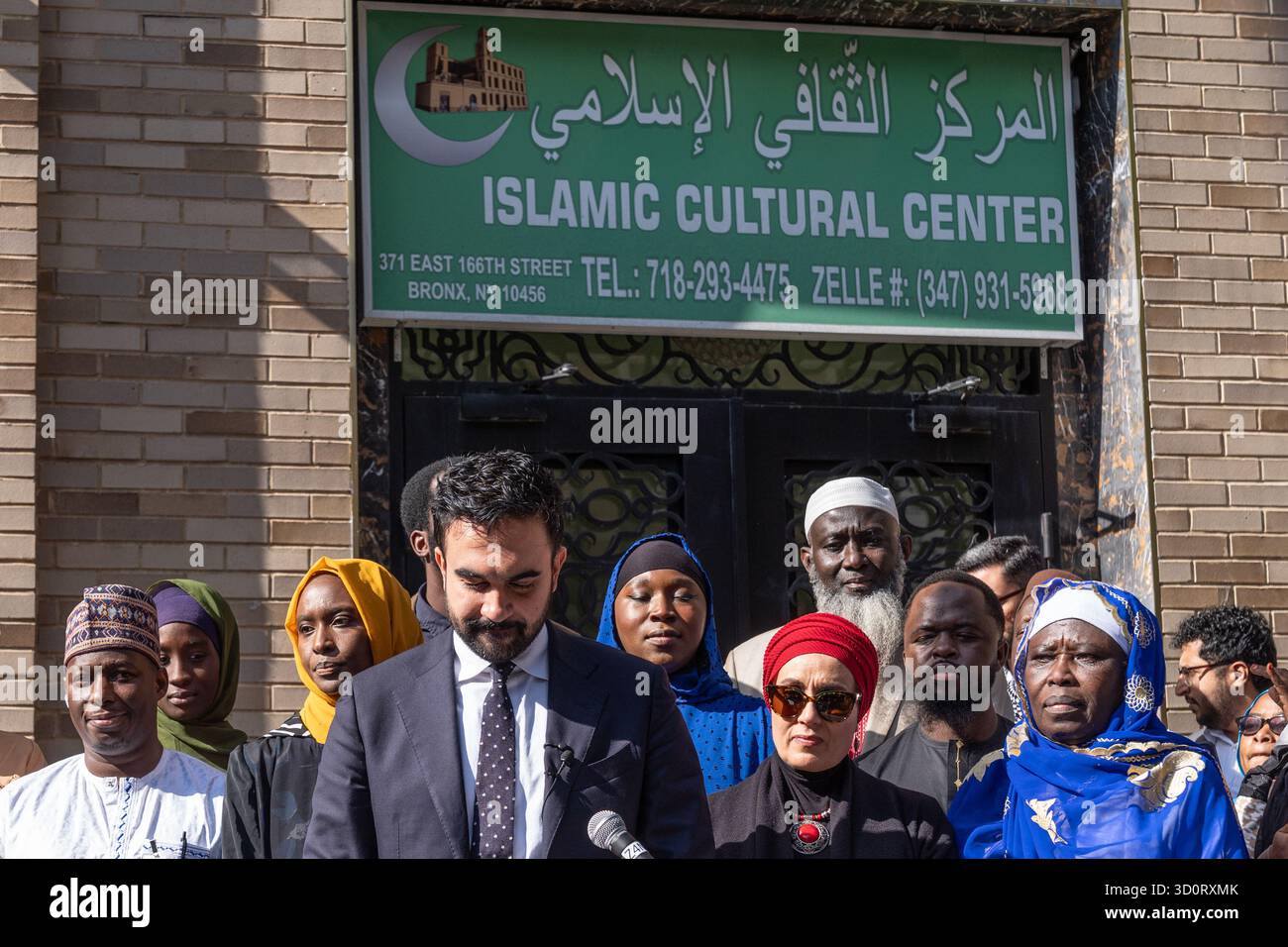 Zohran mamdani addressing islamophobia hi-res stock photography and ...