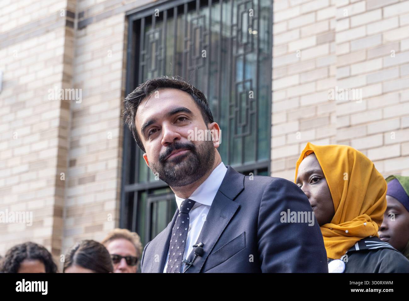 Zohran mamdani addressing islamophobia hi-res stock photography and ...