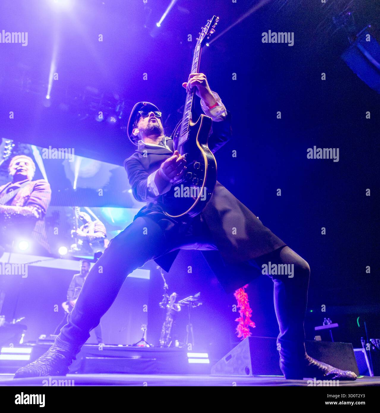 The singer Loquillo during his concert at the Movistar Arena, on ...