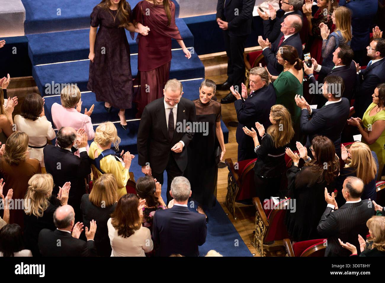 King Felipe VI of Spain, Queen Letizia of Spain, Crown Princess Leonor ...
