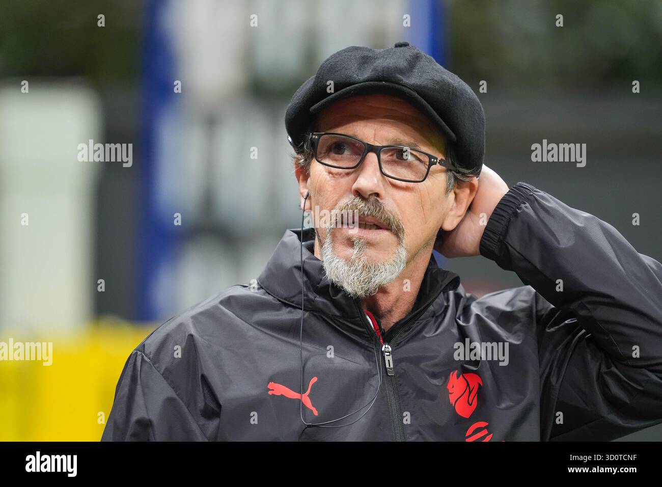 Milan, Italy. 24/10/2025. speaker of ac milan Germano Lanzoni, during ...