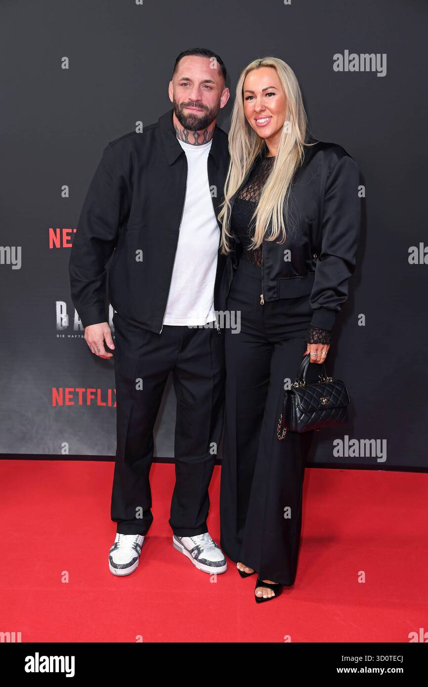 Christian Eckerlin mit Ehefrau Dominique Eckerlin bei der Premiere des ...