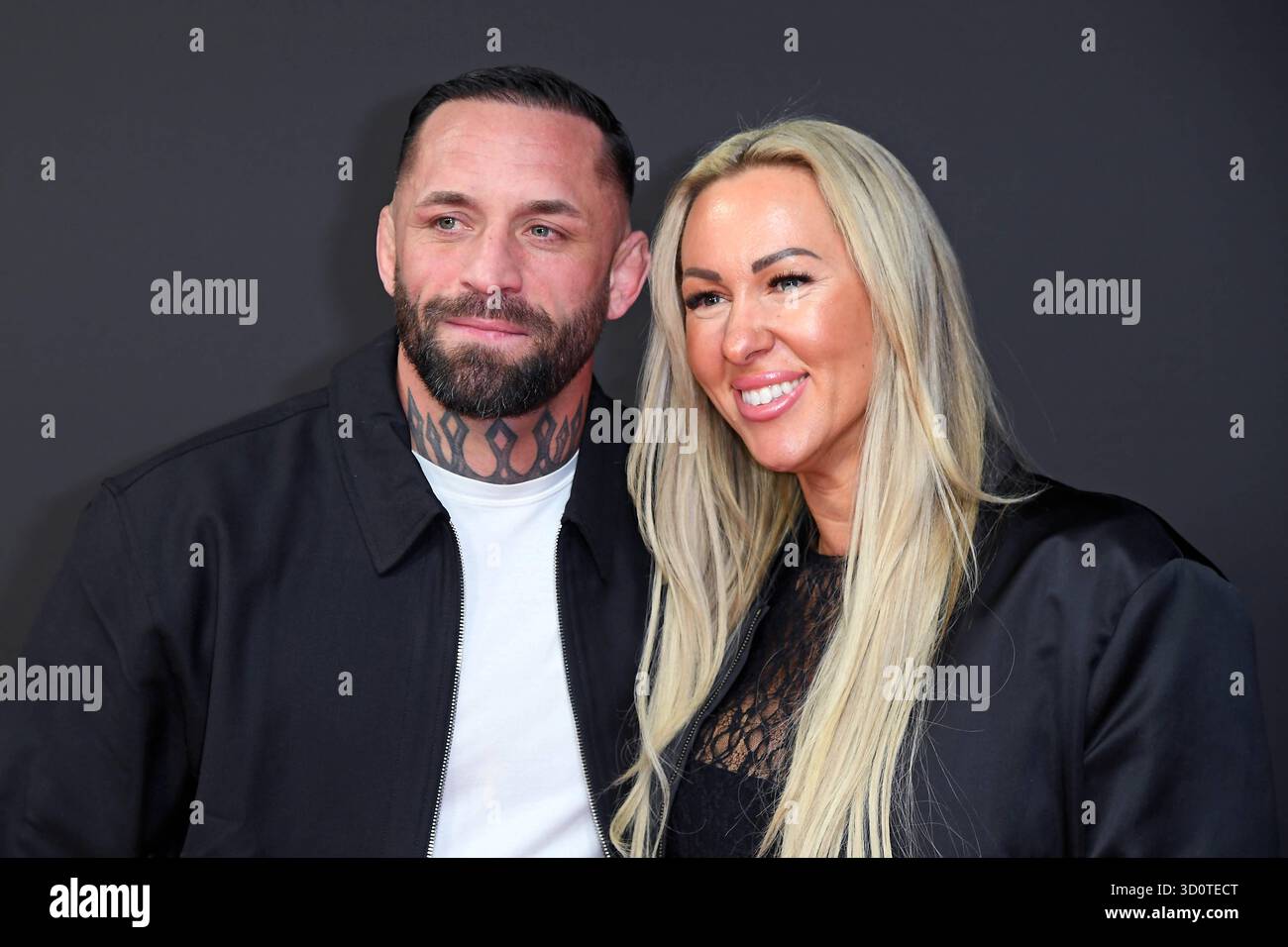 Christian Eckerlin mit Ehefrau Dominique Eckerlin bei der Premiere des ...
