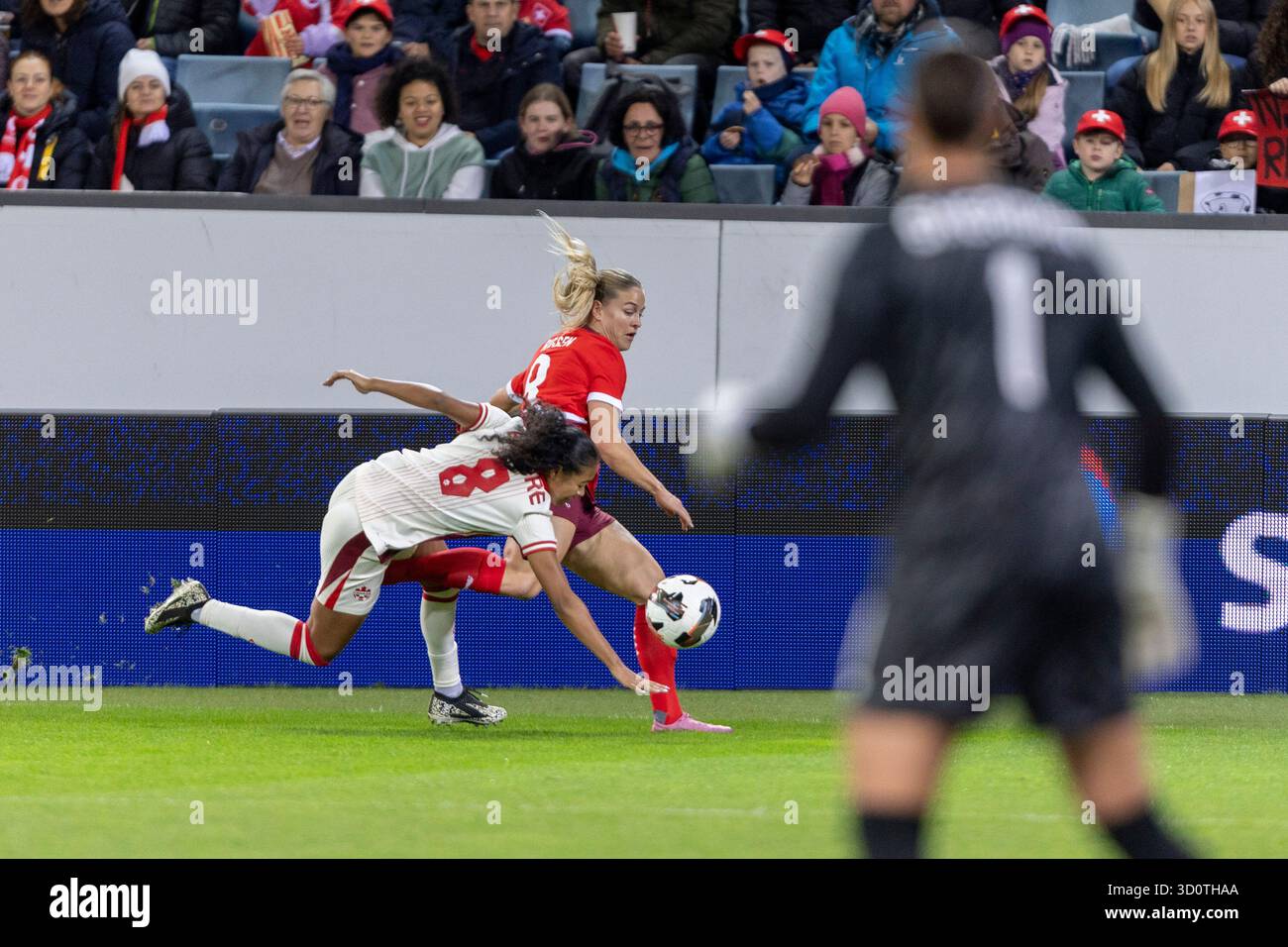 24/10/2025, Lucerne, swissporarena, Friendly: Switzerland - Canada ...