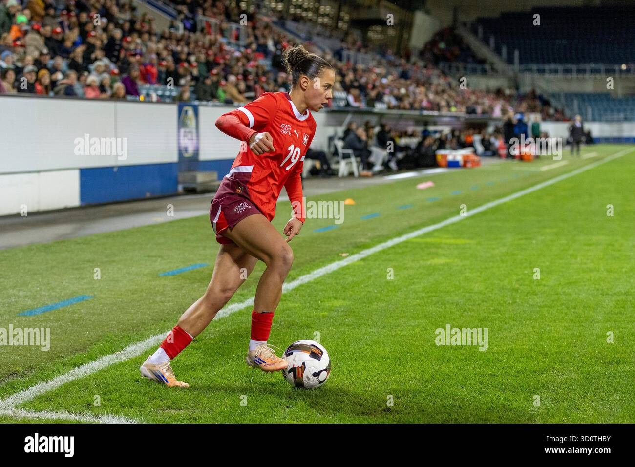 24/10/2025, Lucerne, swissporarena, Friendly: Switzerland - Canada ...