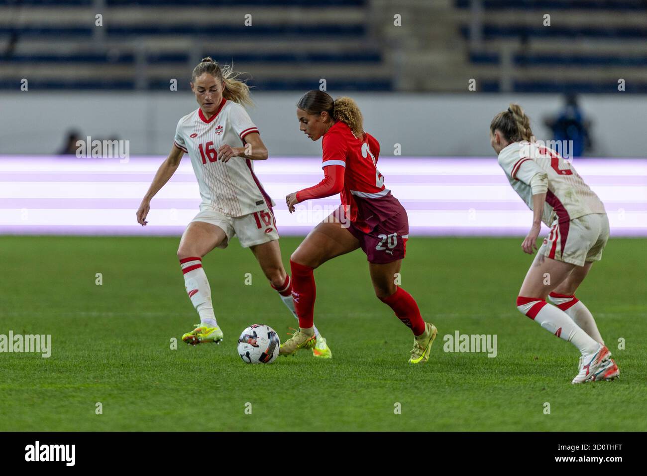24/10/2025, Lucerne, swissporarena, Friendly: Switzerland - Canada ...