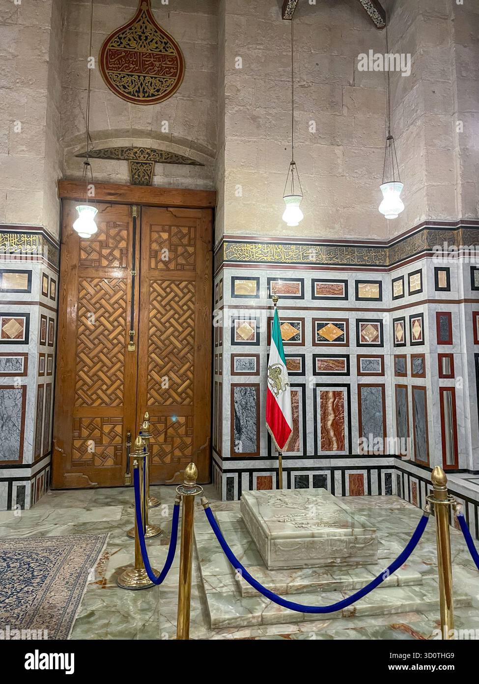 Tomb of Iran's last Shah, Mohammad Reza Pahlavi at Al Rifai Mosque in ...