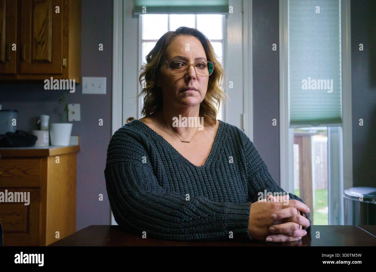 Jaime Wawro sits for a photograph in Weyburn, Sask., Thursday, Oct. 16 ...
