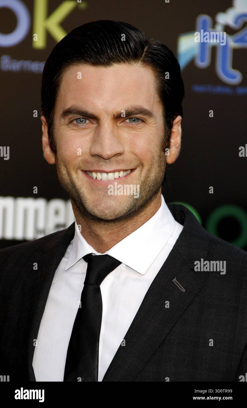 Wes Bentley at the Los Angeles premiere of 'The Hunger Games' held at ...