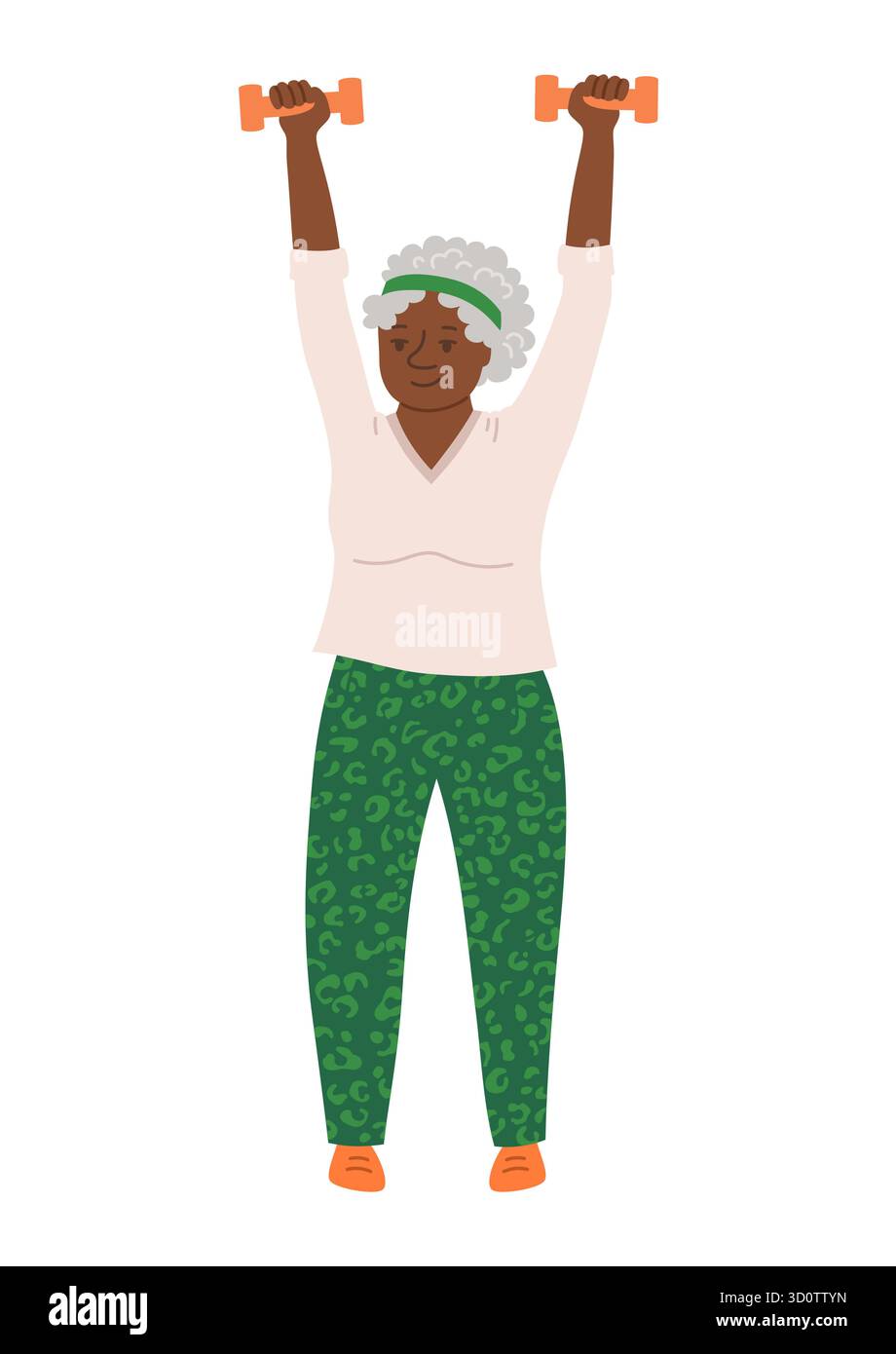 Exercises for mature people Stock Vector Images - Alamy