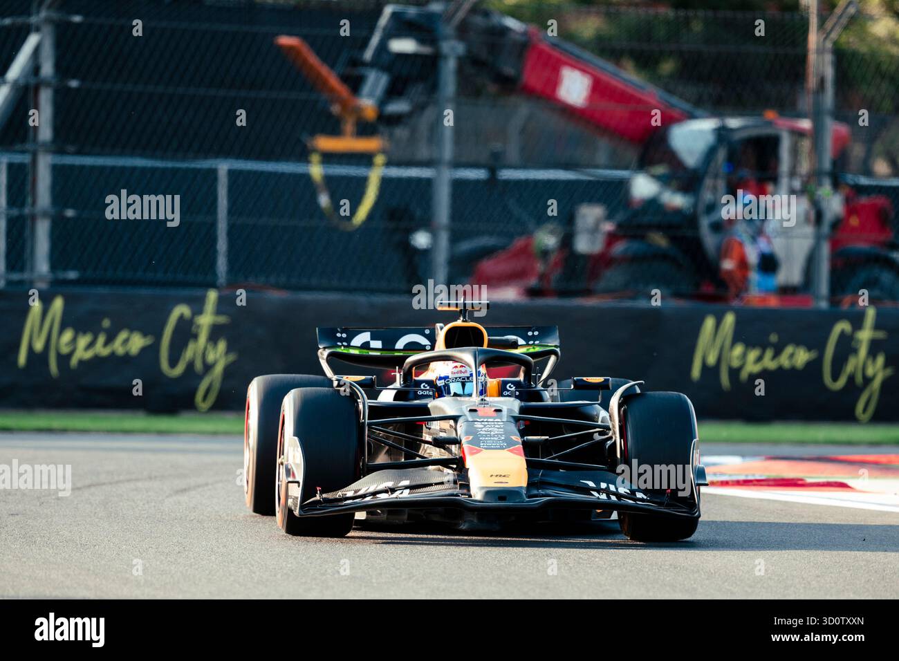 Max Verstappen driving Red Bull Racing RB21 during second practice ...